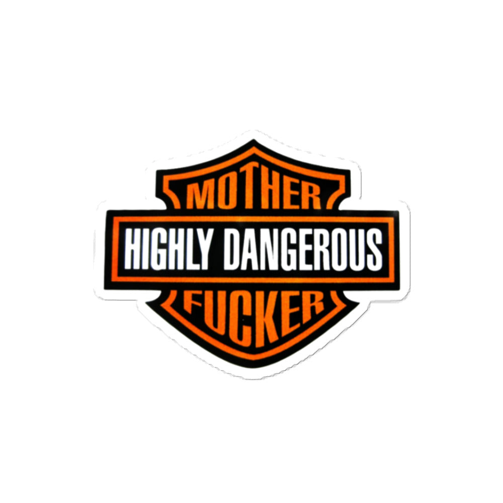 Highly Dangerous Sticker – Chopper Time